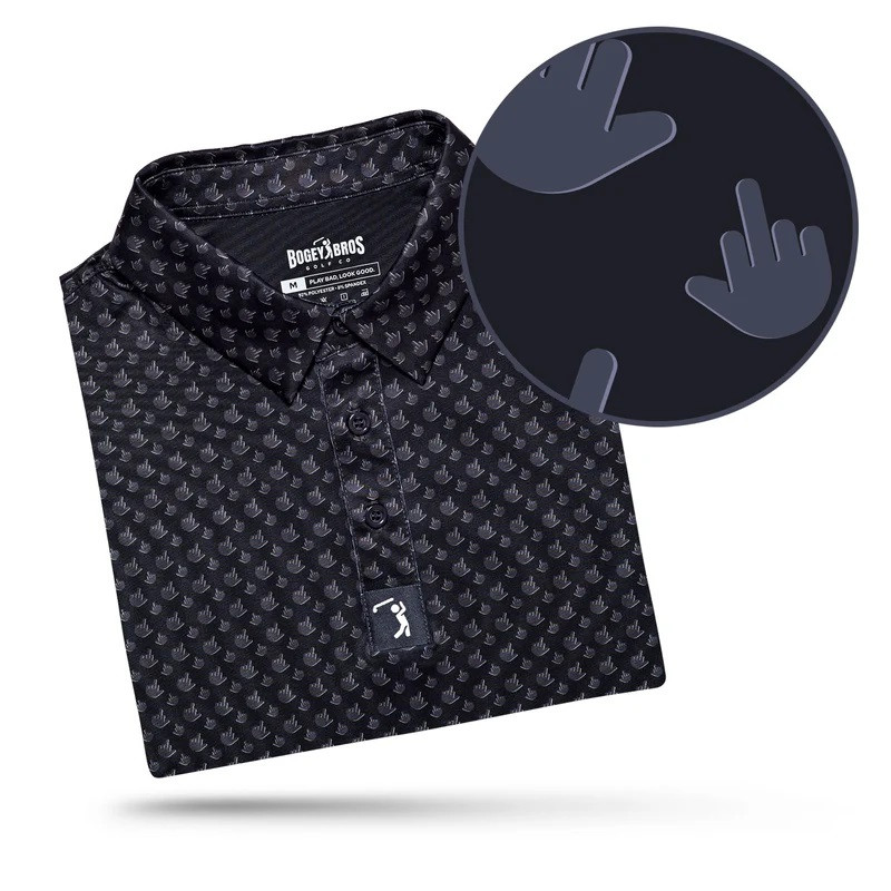 Bogey Bros Golf Birdie Finger Polo | RockBottomGolf.com