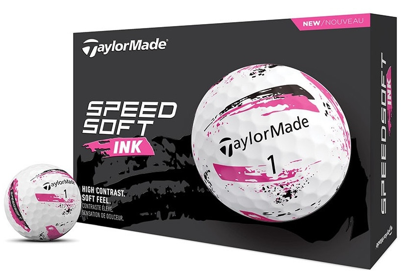 TaylorMade SpeedSoft Ink Golf Balls | RockBottomGolf.com