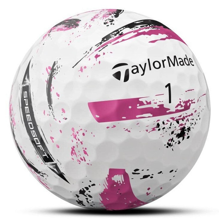 TaylorMade SpeedSoft Ink Golf Balls | RockBottomGolf.com