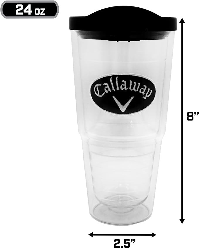 Callaway Golf Clear Patch 24oz Tumbler Gift Set | RockBottomGolf.com