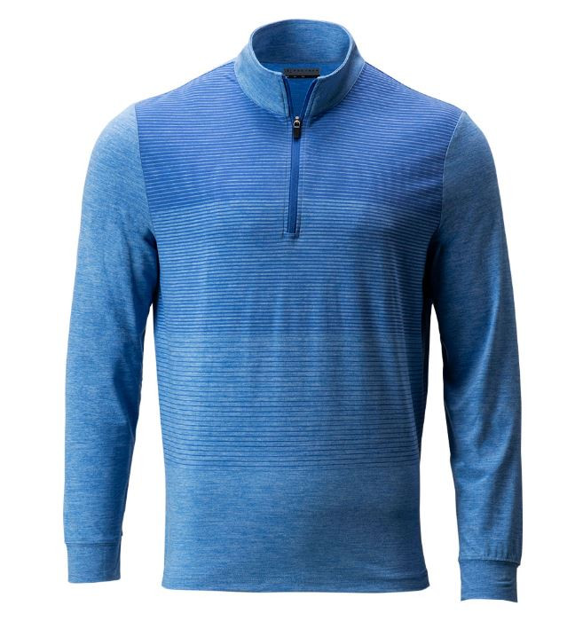 PGA Tour Golf Ombre Printed Lux Block 1/4 Zip Pullover | RockBottomGolf.com