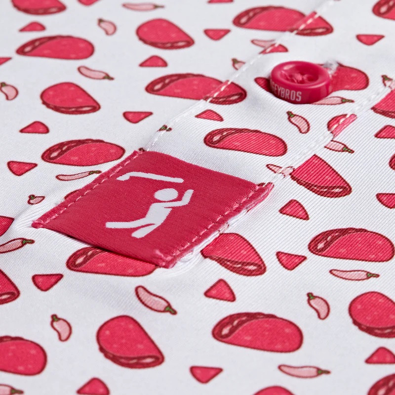 Bogey Bros Golf Pink Taco Polo | RockBottomGolf.com