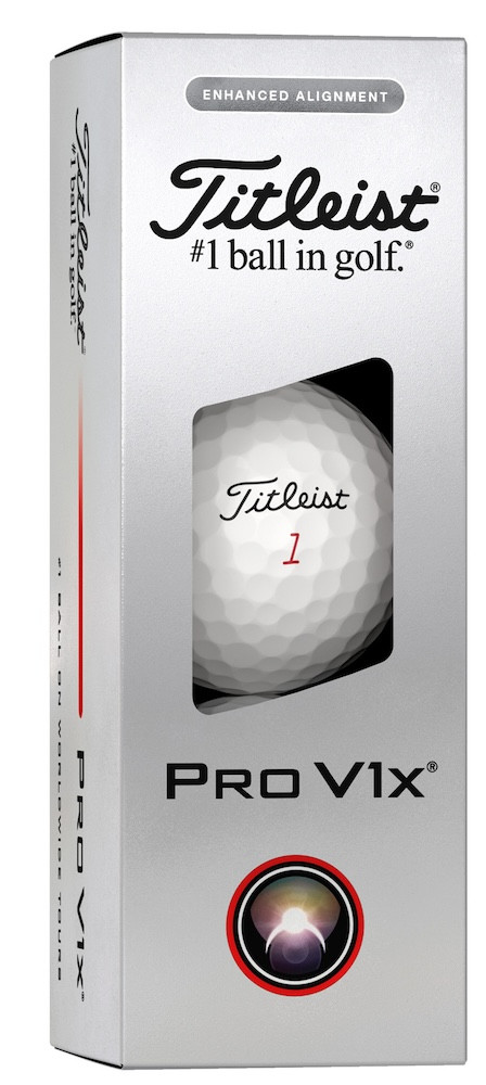 Titleist Pro V1x Enhanced Alignment Golf Balls | RockBottomGolf.com
