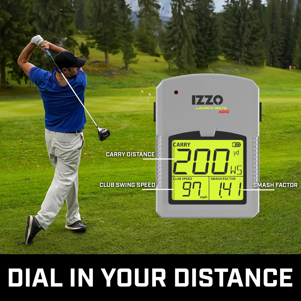 Izzo Golf Launch Mate Mini Launch Monitor | RockBottomGolf.com