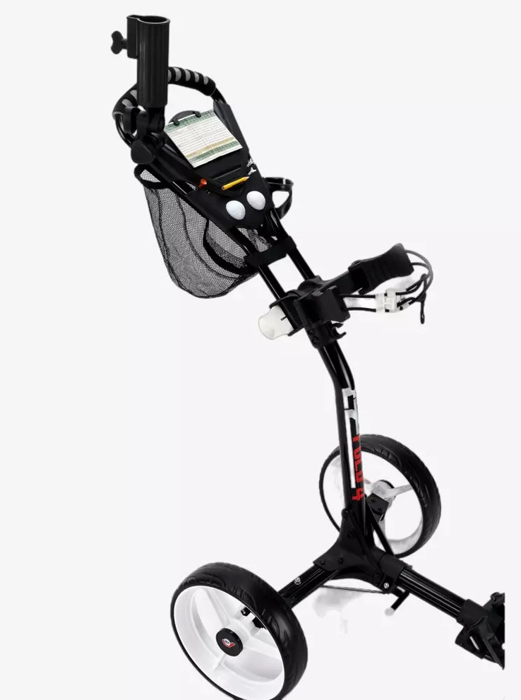 Jef World Of Golf EZ Fold 4-Wheel Push Cart | RockBottomGolf.com