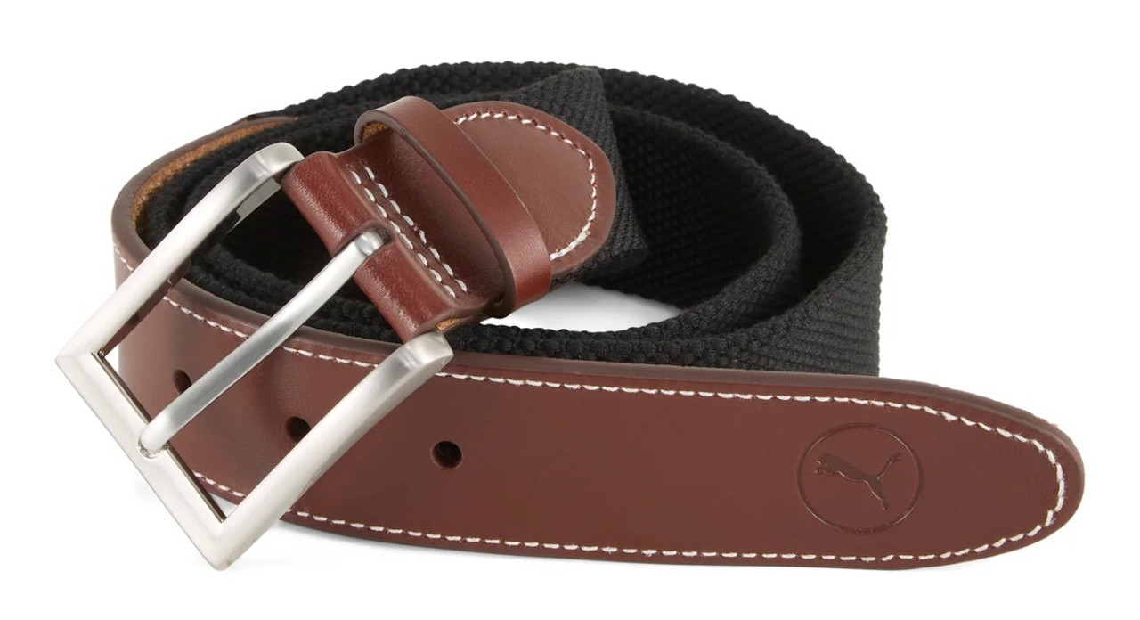 Puma Golf Mens Needlepoint Canvas Belt | RockBottomGolf.com