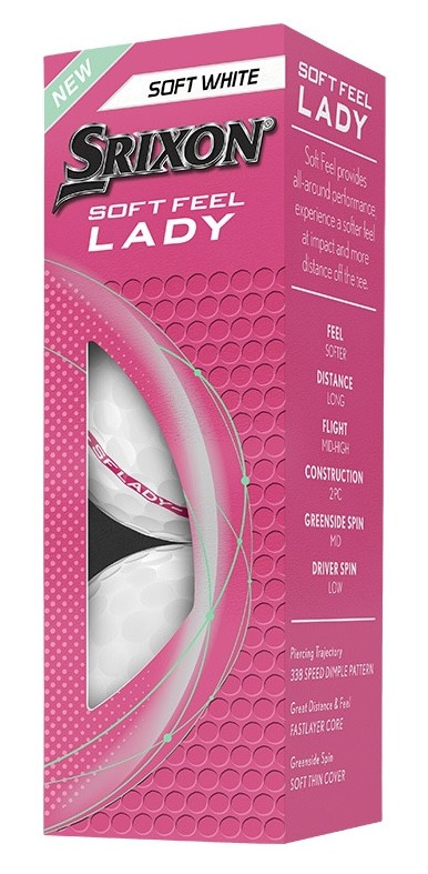 Ladies Srixon Soft Feel Golf Balls [LOGO ONLY] | RockBottomGolf.com