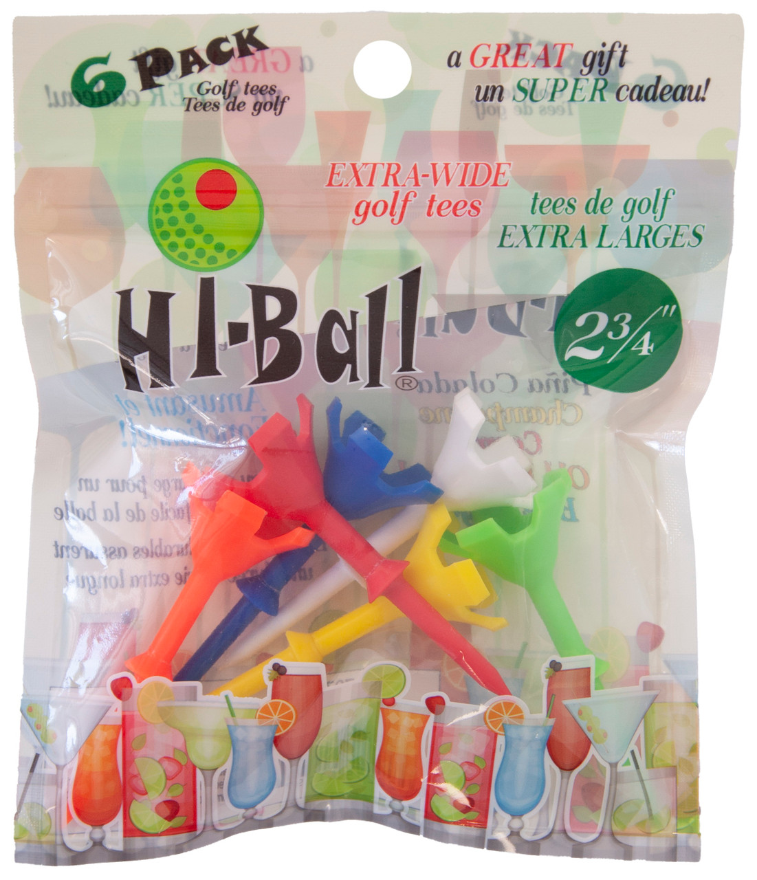 Jef World of Golf Hi-Ball Wide Top Step Tees | RockBottomGolf.com