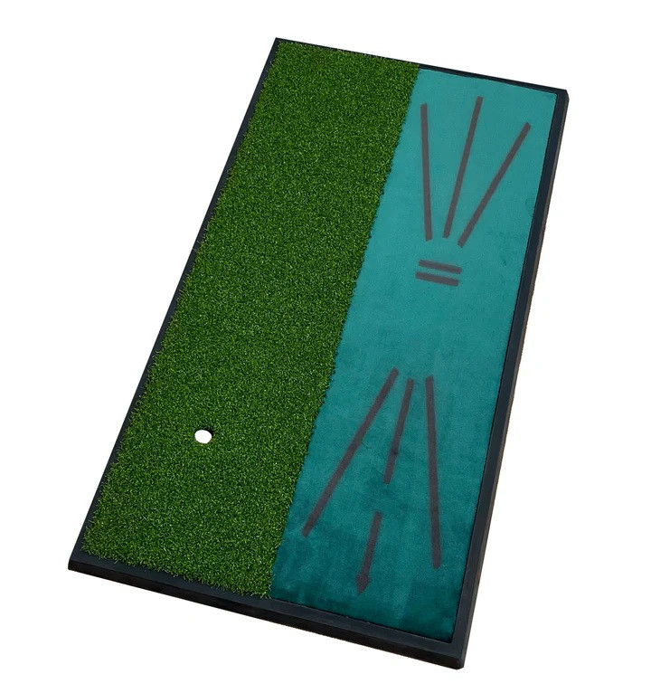 Jef World Of Golf Practice Mat With Swing Path Indicator ...
