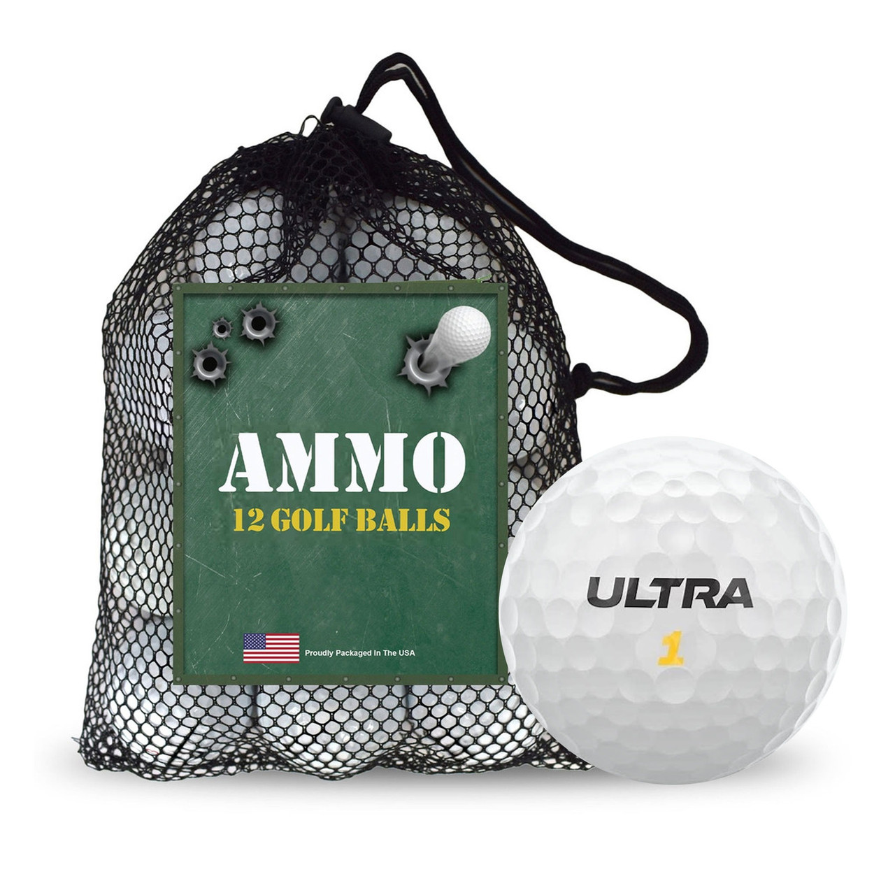 Wilson Golf Mix Logo Overrun Golf Balls [12-Ball] | RockBottomGolf.com