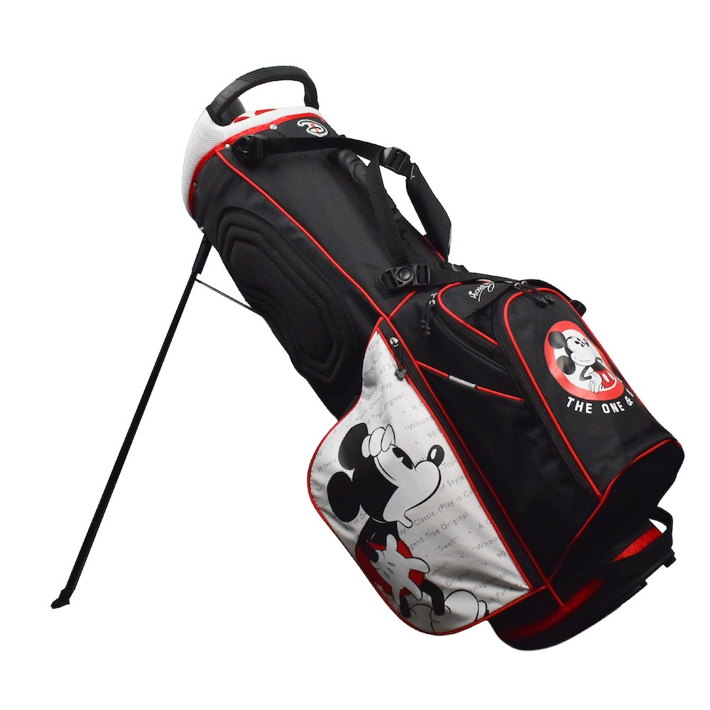 Team Effort Golf Disney Mickey Mouse Outline Caddie Carry Hybrid Bag ...