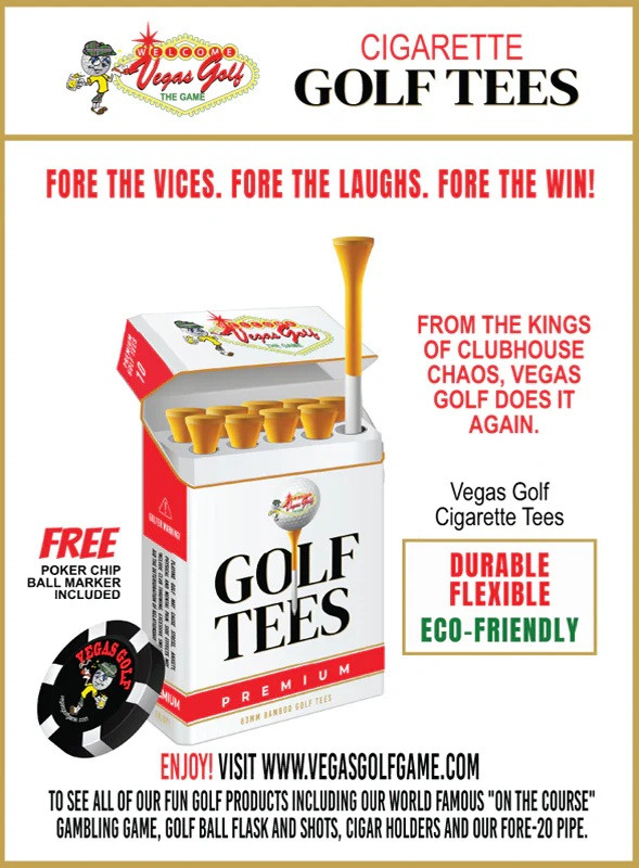 Vegas Golf Cigarette Tees Box Pack | RockBottomGolf.com