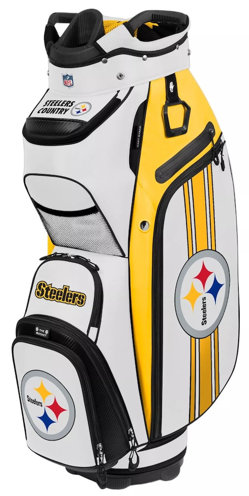 Team Effort Golf NFL Bucket III Cooler Cart Bag Pittsburgh Steelers ...
