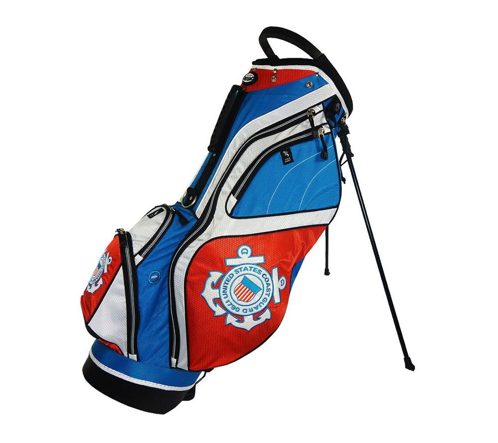 Hot-Z Golf US Military Stand Bag Coast Guard | RockBottomGolf.com