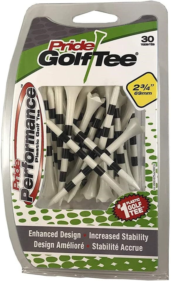 Pride Golf Striped Evolution Tees (30 Pack) | RockBottomGolf.com