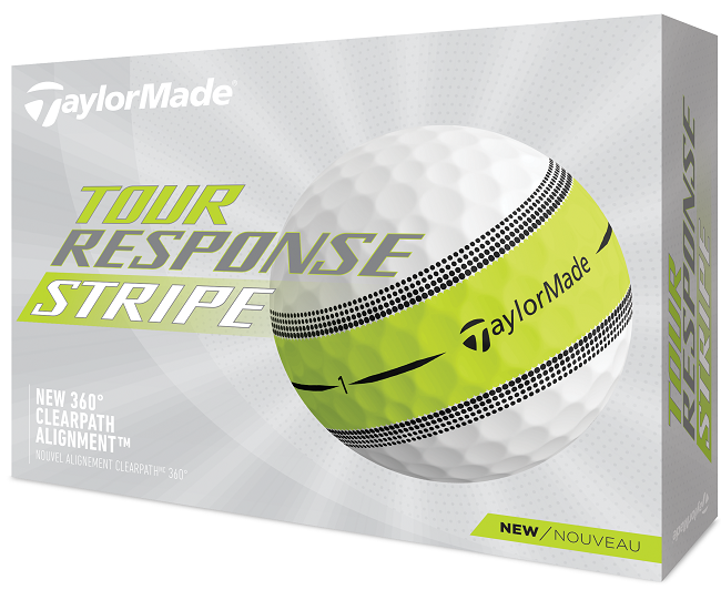 TaylorMade Tour Response Stripe Golf Balls | RockBottomGolf.com