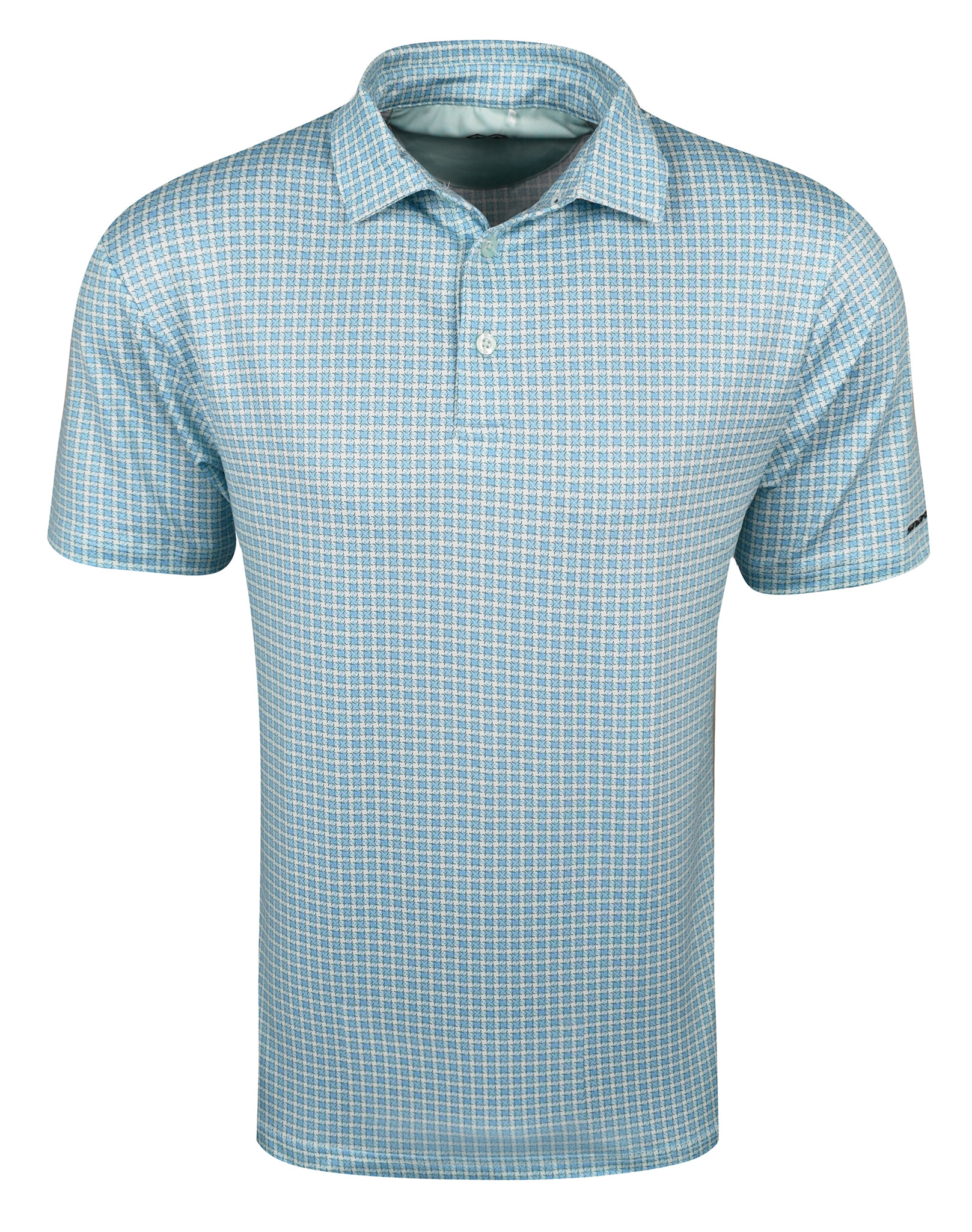 Snake Eyes Golf Geo Print Polo | RockBottomGolf.com