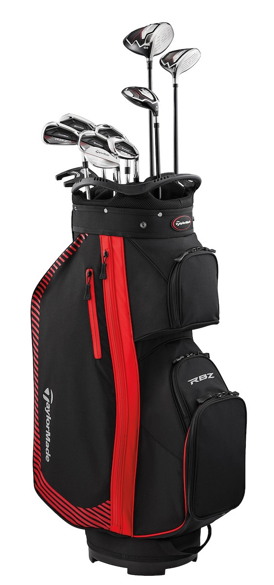 TaylorMade Golf RBZ Speedlite 11 Piece Complete Set W/Bag ...