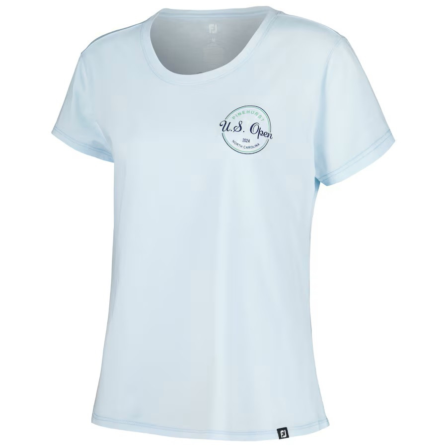 Ladies FootJoy Golf 124th US Open Alt Logo Script Tee | RockBottomGolf.com
