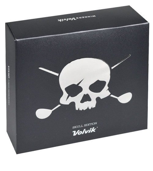 Volvik- Vivid Skull Edition 3.0 Golf Balls with Hat Clip Ball Marker ...