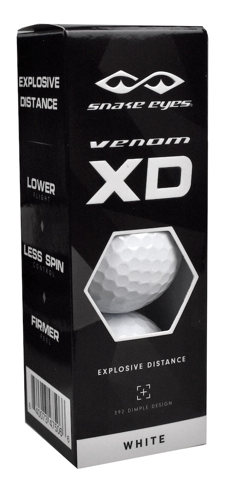 Snake Eyes Extreme Distance Venom Golf Balls | RockBottomGolf.com