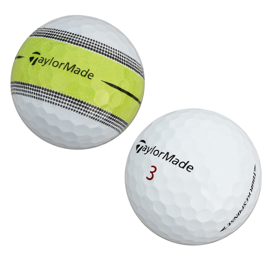 TaylorMade Tour Response Stripe Golf Balls | RockBottomGolf.com