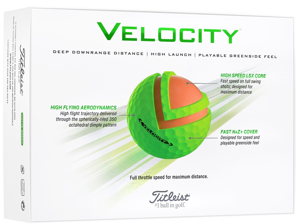 Titleist Velocity Golf Balls | RockBottomGolf.com