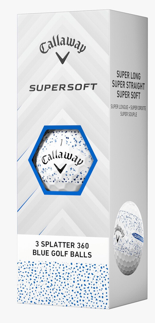 Callaway Supersoft Splatter Golf Balls [12-Ball] | RockBottomGolf.com
