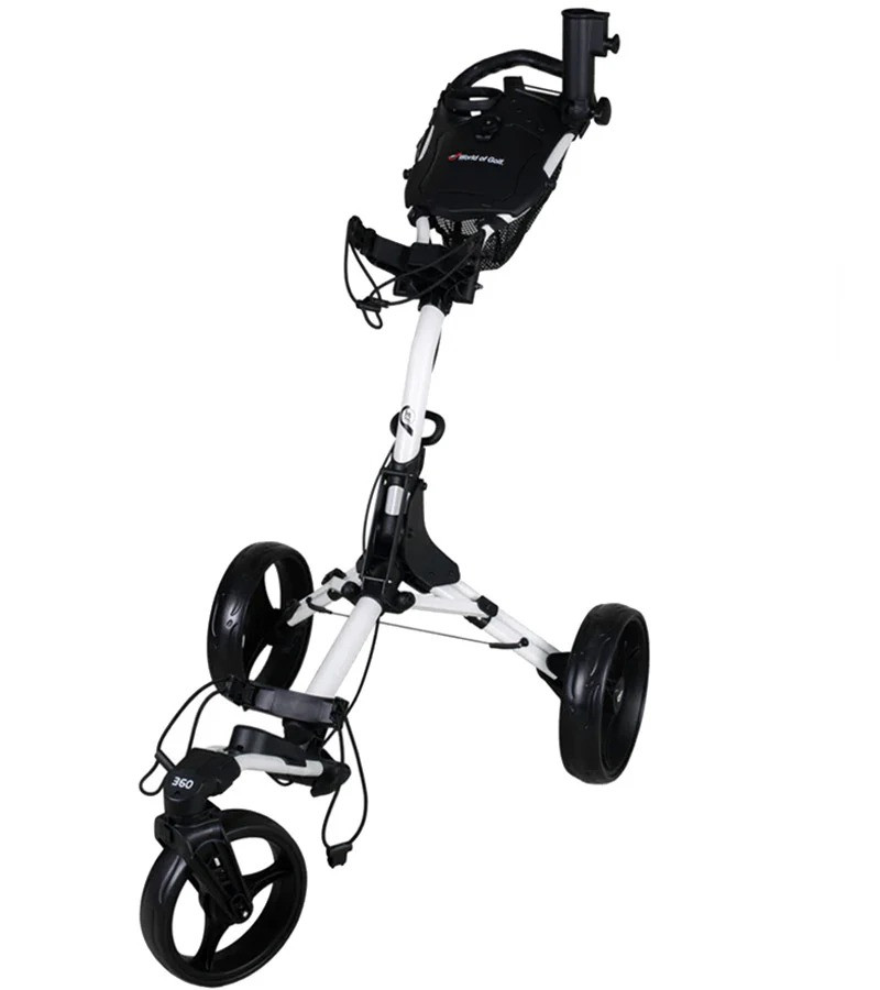 Jef World Of Golf EZ Fold 360 Push Cart | RockBottomGolf.com
