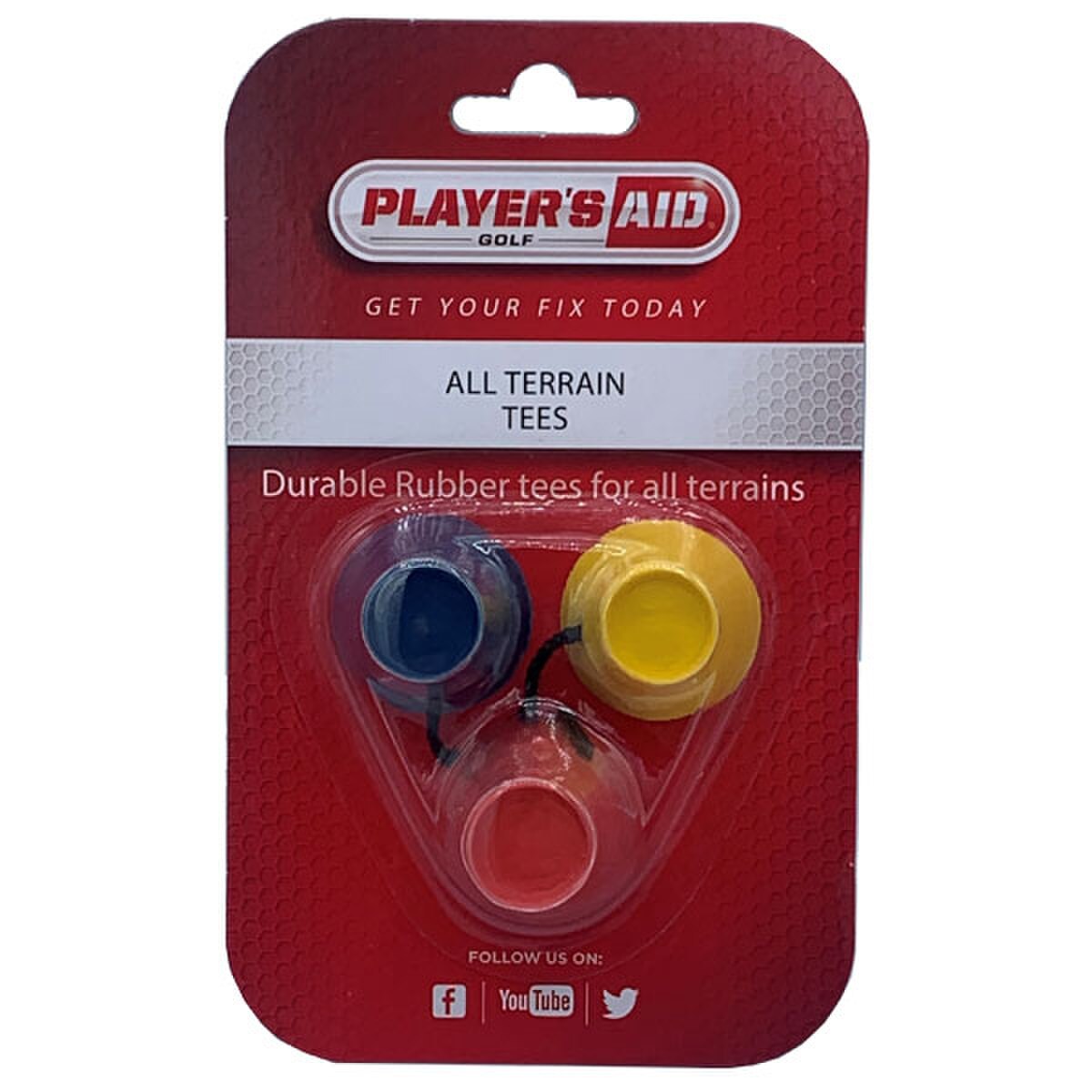 Player's Aid Golf All Terrain Tees (3 Pack) | RockBottomGolf.com