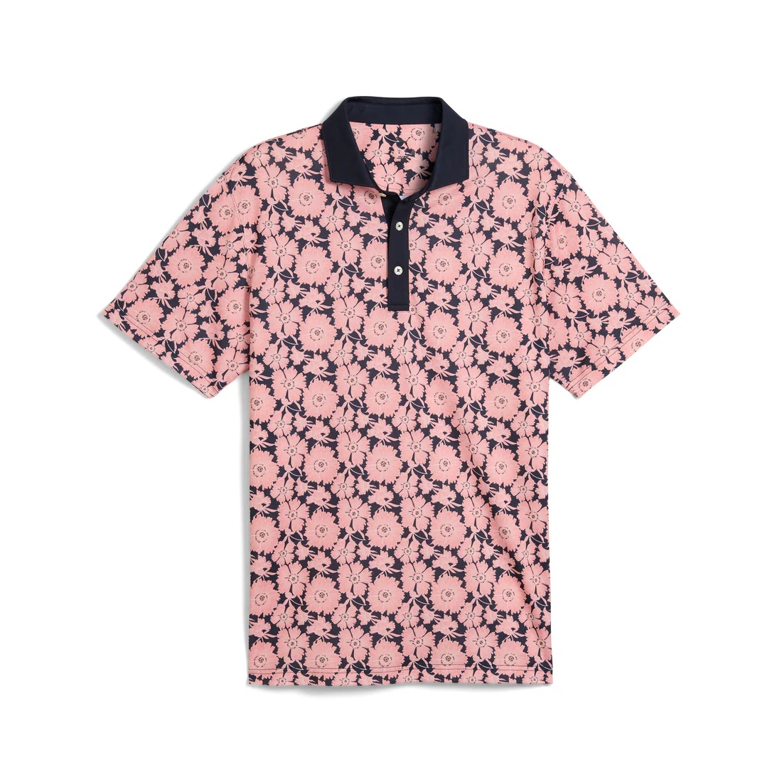 Puma Golf Pique Flower Fields Polo | RockBottomGolf.com