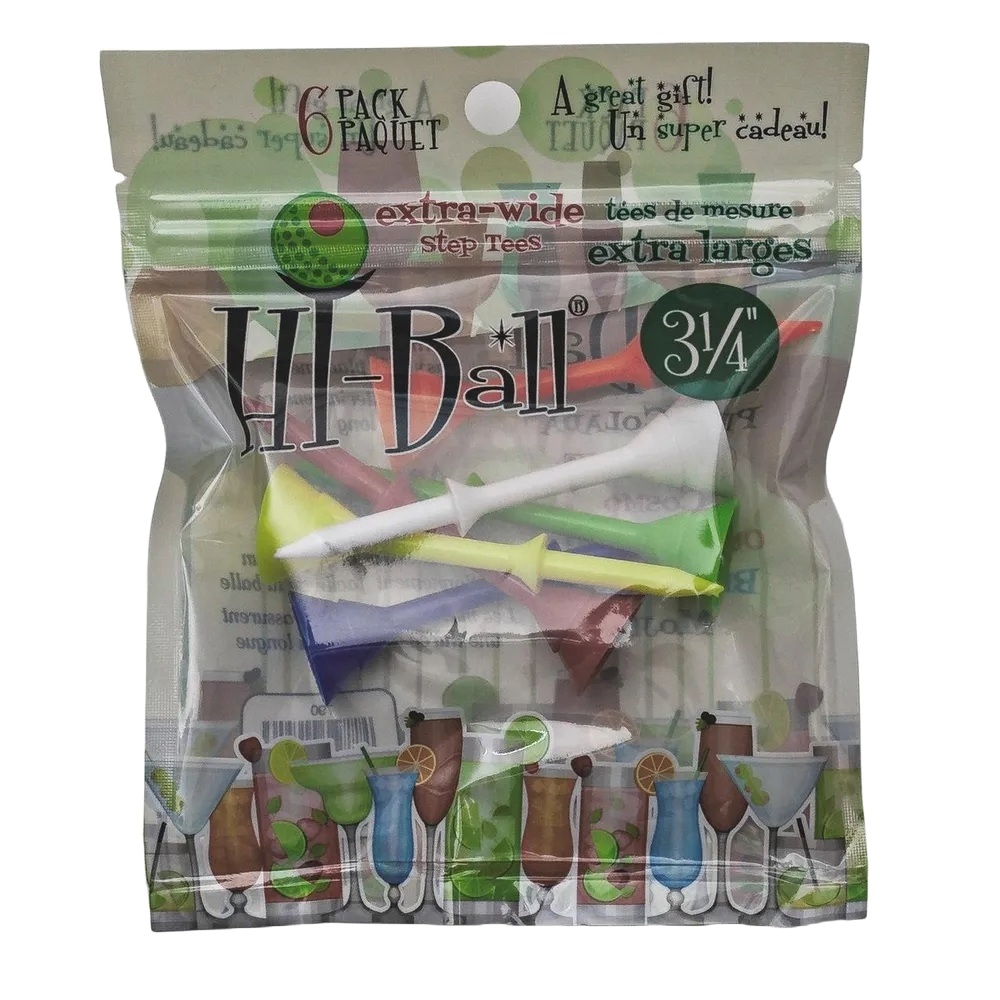 Jef World of Golf Hi-Ball Wide Top Step Tees | RockBottomGolf.com