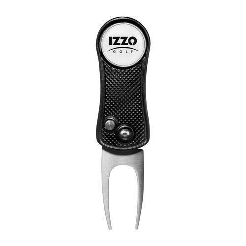 Izzo Golf Metal Switch-Blade Divot Tool | RockBottomGolf.com