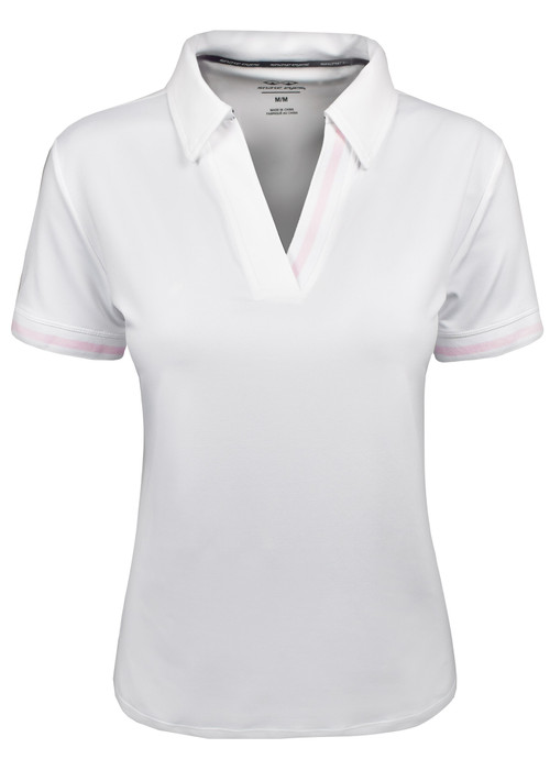 Ladies Snake Eyes Golf V Neck Polo | RockBottomGolf.com