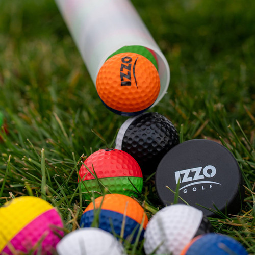 Izzo Golf Tru-Spin Practice Balls & Ball Shagger | RockBottomGolf.com