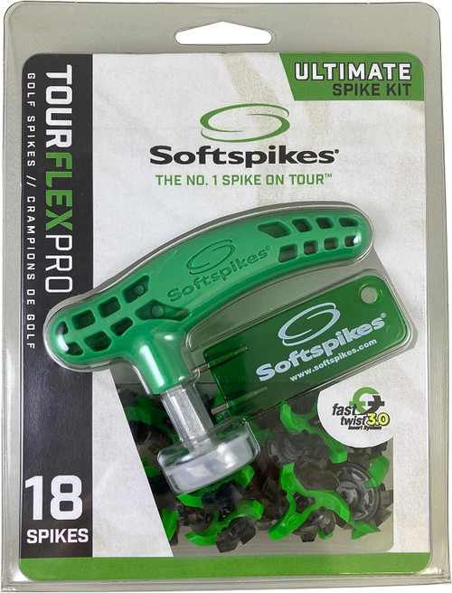 Soft Spikes Golf Tour Flex Pro Fast Twist 3.0 Ultimate Cleat Kit Green ...