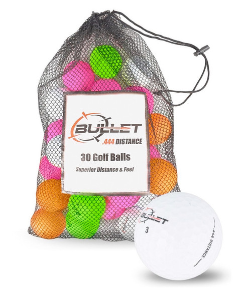 Bullet .444 Distance Golf Balls [30-Ball] | RockBottomGolf.com