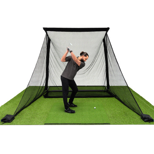 Sim Space Golf Deluxe Home Driving Net | RockBottomGolf.com