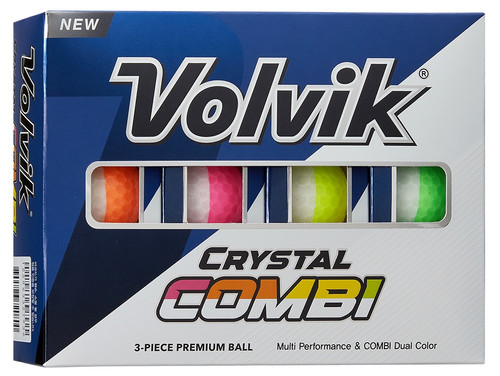 Volvik Crystal Combi Golf Balls | RockBottomGolf.com