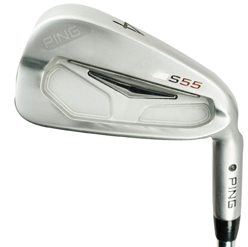 Pre-Owned Ping Golf S55 Irons (7 Iron Set) (Left Hand) | RockBottomGolf.com