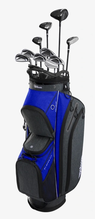 Wilson Golf PlayerFit Complete Set With Bag Graphite | RockBottomGolf.com