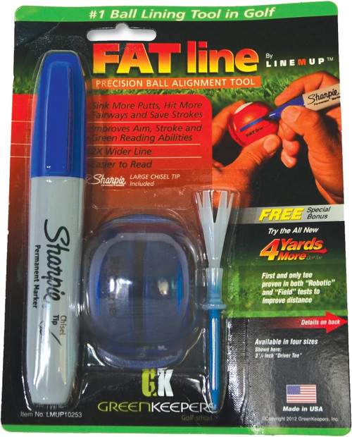 Line M Up Golf Fat Line Ball Alignment Tool | RockBottomGolf.com