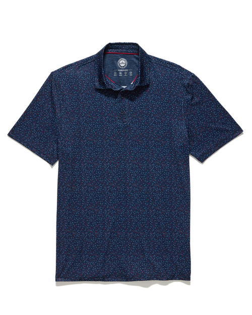 Flag & Anthem Golf Scofield Americana Martini Print Performance Polo ...
