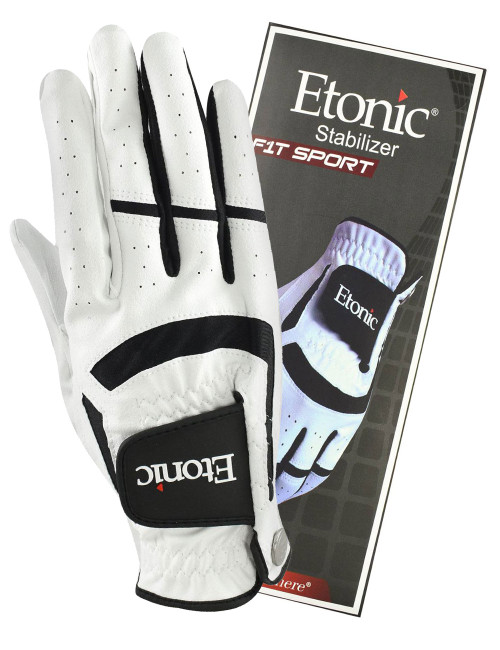 Etonic Golf Mens Right Handed Stabilizer F1T Sport White/Black Glove ...