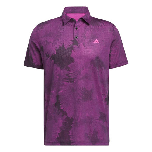 Adidas Golf Flower Mesh Polo | RockBottomGolf.com