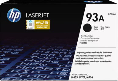 HP 93A Black Original LaserJet Toner Cartridge