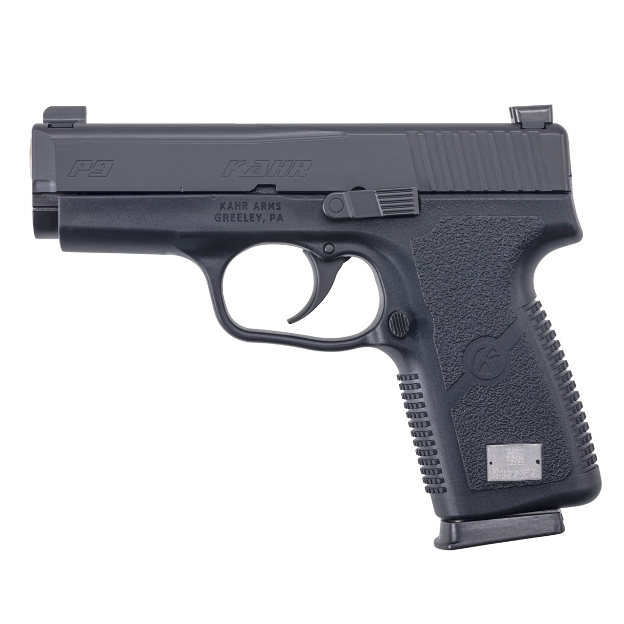 PM9, Blackened Stainless Slide w/ Night Sights, CA Approved - Kahr ...