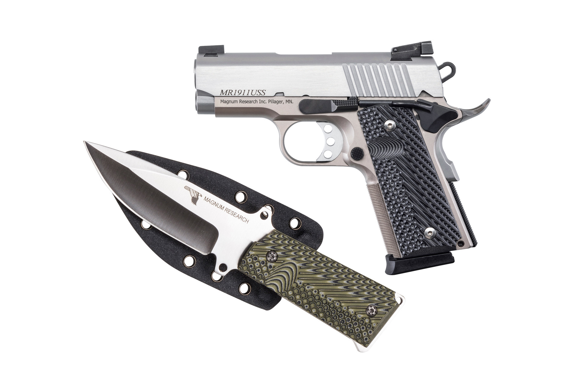 Desert Eagle 1911 U, Stainless with KNIFE1911 - Kahr Firearms Group