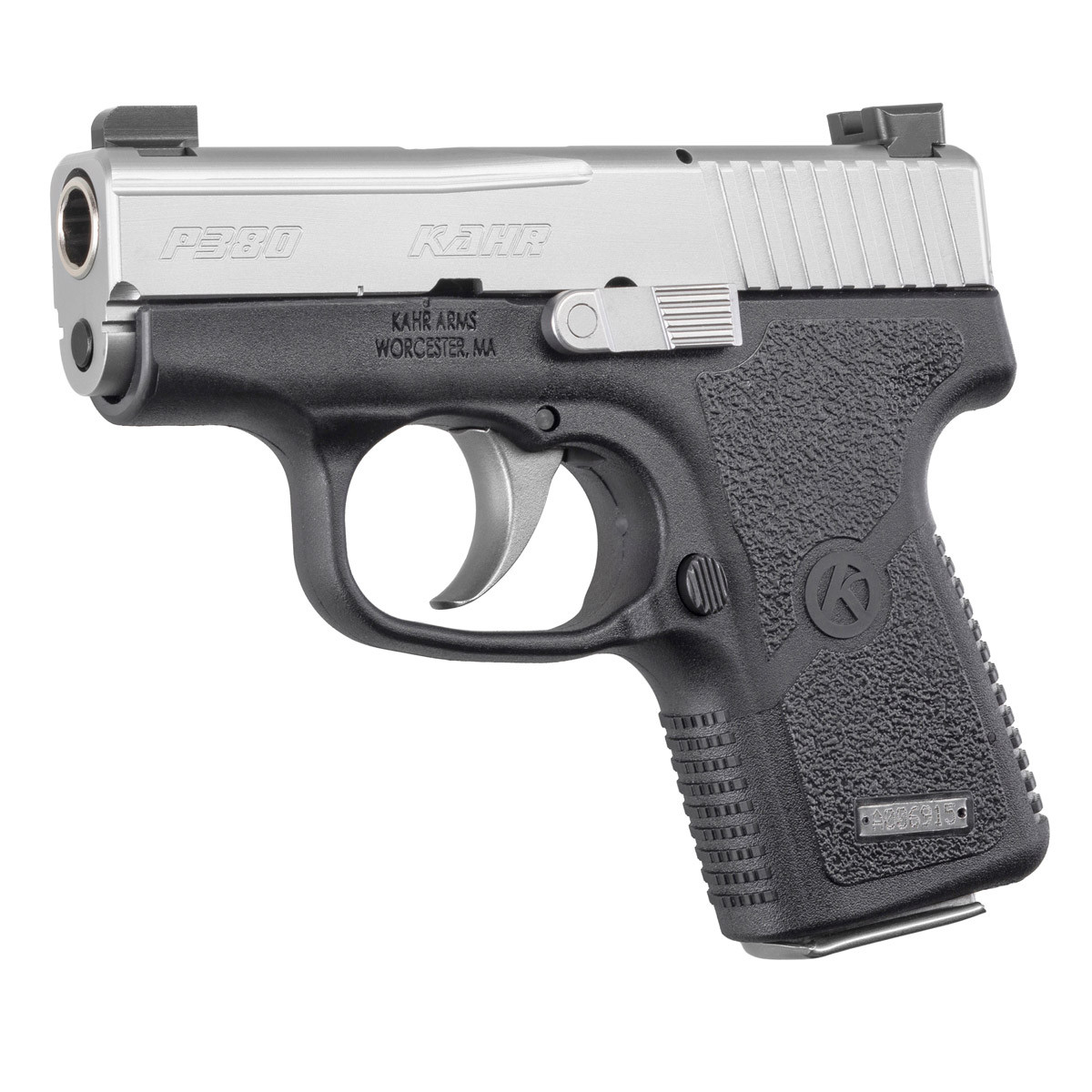 P380, Matte Stainless Slide w/ LCI and Night Sights, CA Approved - Kahr ...