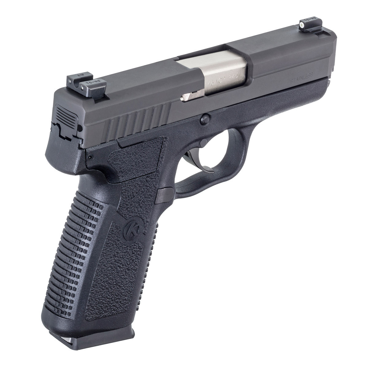 P45, Blackened Stainless Slide w/ Night Sights - Kahr Firearms Group